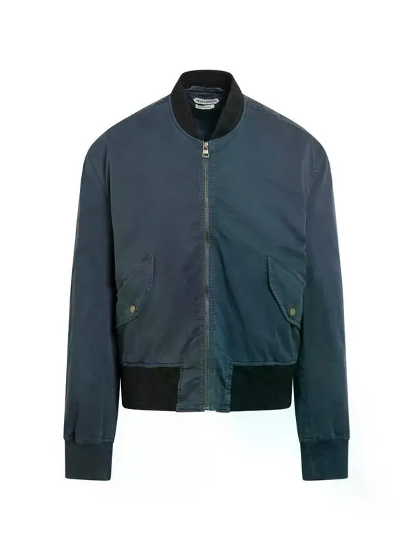 JW Anderson Twill Bomber Jacket - Blue