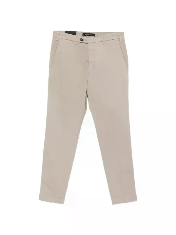 MICHAEL COAL Button Trousers - Neutrals