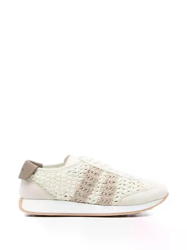 Fabiana Filippi Knitted Sneakers - Neutrals