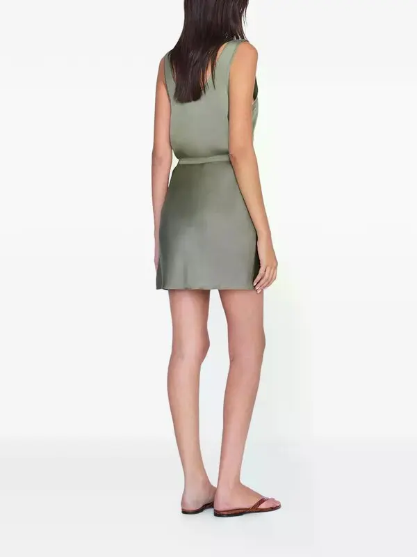 ANINE BING Chrisly Mini Skirt - Green