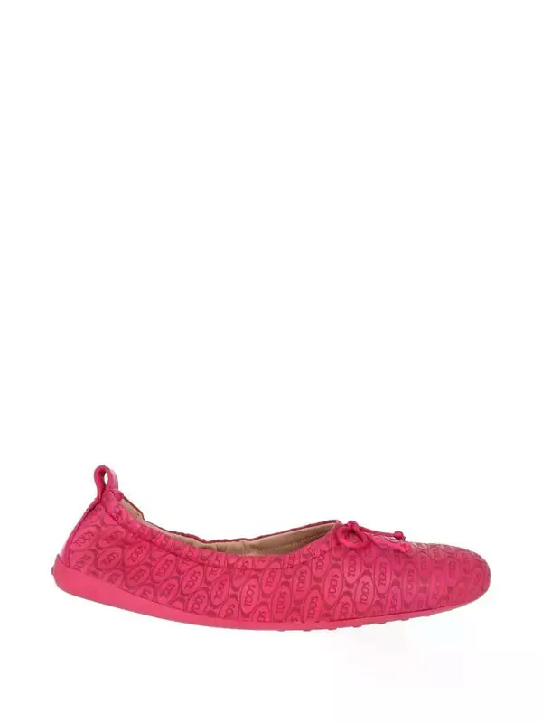 TOD'S Patterned Ballet Flats - Pink