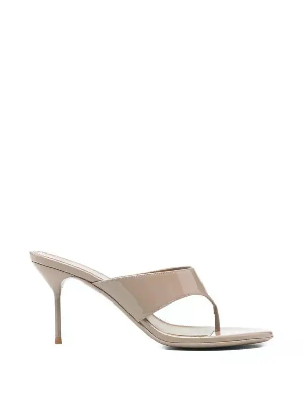 Paris Texas Lidia Stiletto Heel Sandals - Neutrals