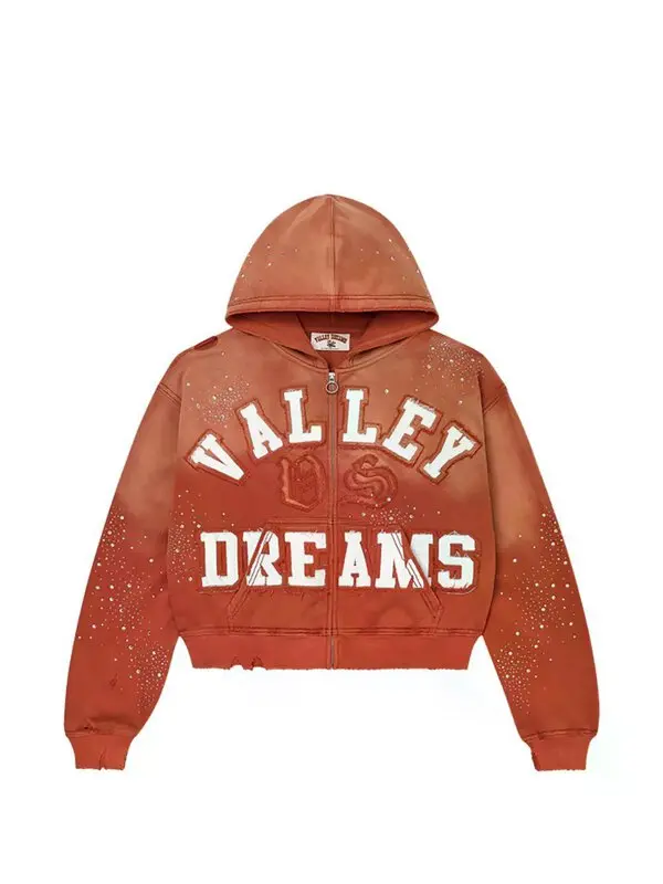 VALE FOREVER Classic Valley Dreams Zip-up Hoodie - Orange