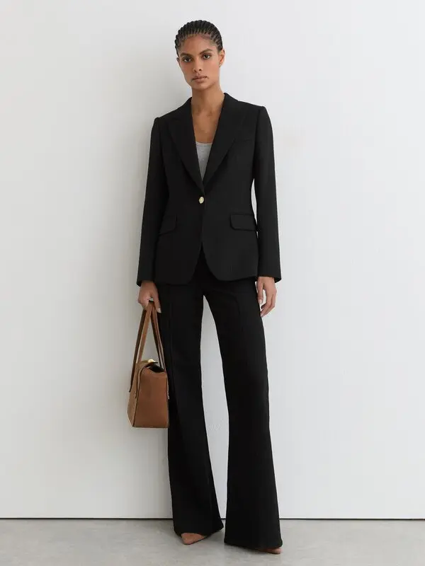 REISS Erin Petite Jacket - Black