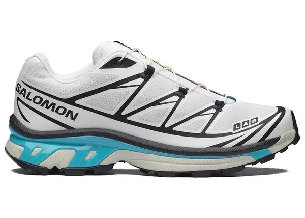 SALOMON Xt-6 Sneakers - Black/white/blue Curacao