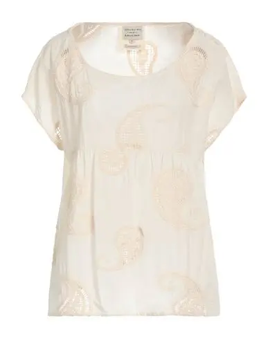 ALESSIA SANTI Woven Top With Lace Detail