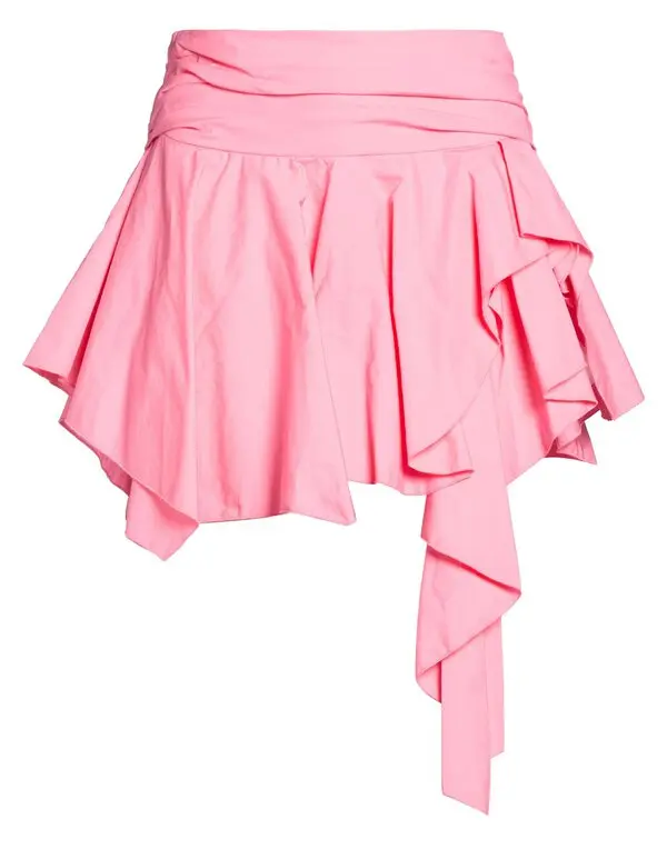 Attico Cotton Flared Mini Skirt