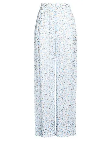 FISICO Wide-leg Floral-print Pants - White
