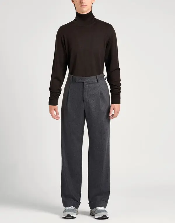DRUMOHR Turtleneck In Merino Wool - Brown