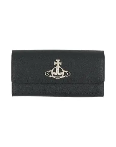 VIVIENNE WESTWOOD Wallet Textile Fibers - Black