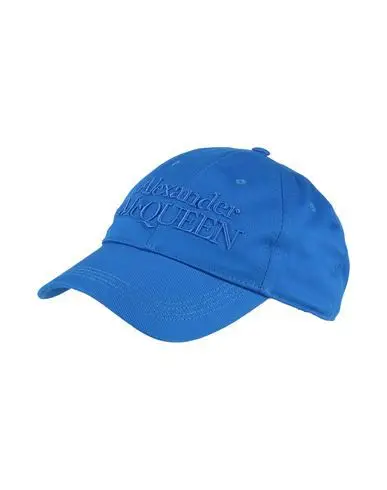 Alexander McQueen Cotton Baseball Cap - Blue