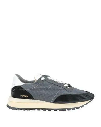 HIDNANDER Sneakers Size Leather, Textile Fibers - Grey