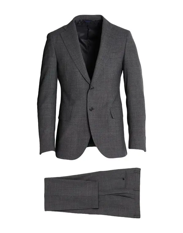 TOMBOLINI Suit Size Wool - Black