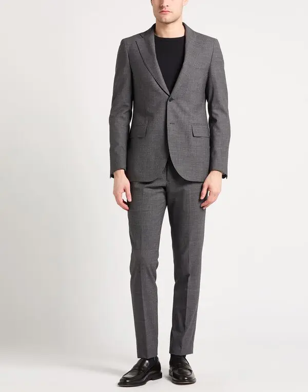 TOMBOLINI Suit Size Wool - Black