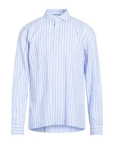 HACKETT Shirt Sky Size Cotton, Linen - Blue