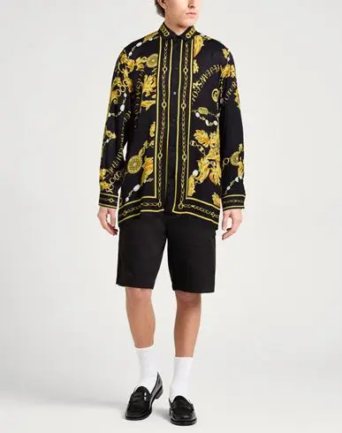Versace Shirt Size Viscose - Black