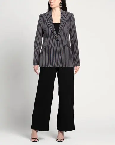 COMPAGNIA ITALIANA Striped Single-breasted Blazer