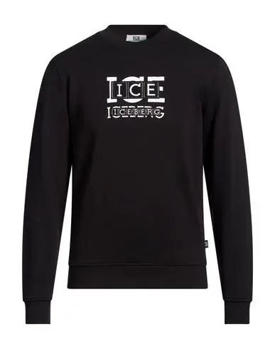 Iceberg Cotton Sweatshirt - Black