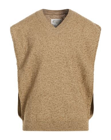 MAISON MARGIELA Wool And Cotton Sweater Vest - Beige