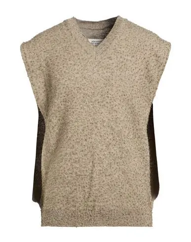 MAISON MARGIELA Knitted Mélange Sleeveless Vest - Sage Green