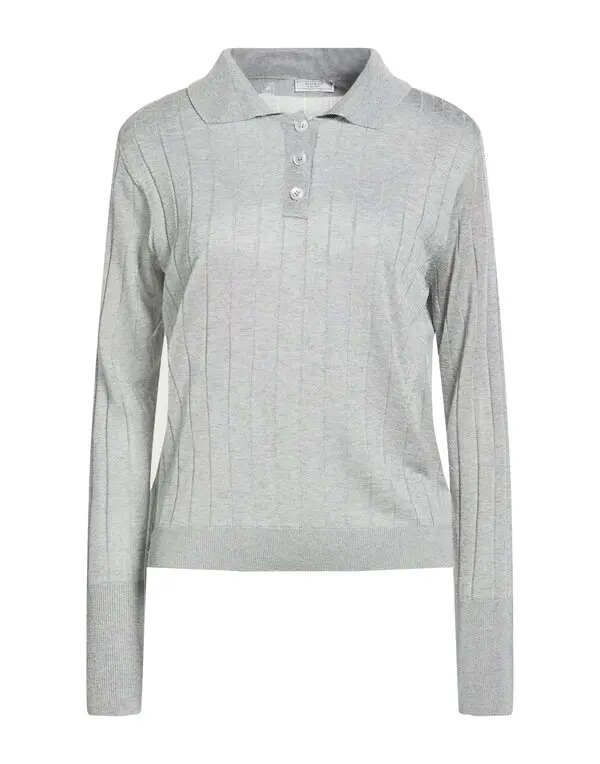 Peserico Ribbed-knit Mélange Sweater