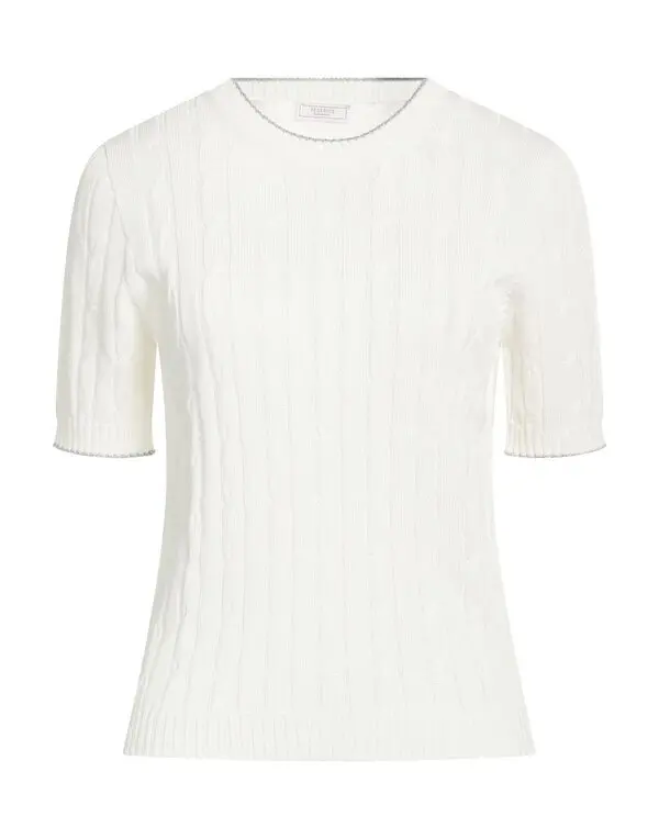 Peserico Short Sleeve Cable-knit Sweater