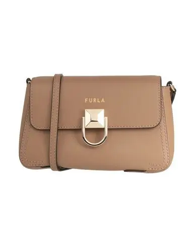 Furla Calfskin Cross-body Bag - Beige