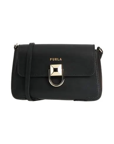 Furla Calfskin Cross-body Bag - Black