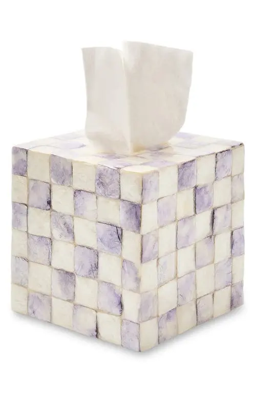 MACKENZIE-CHILDS Check Boutique Tissue Box Cover
