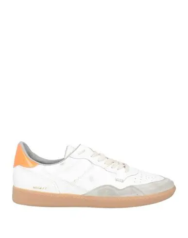HIDNANDER Leather Low-top Sneakers - White