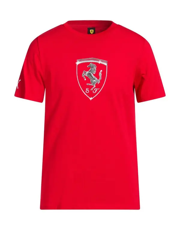 PUMA X FERRARI T-shirt Size Cotton - Red