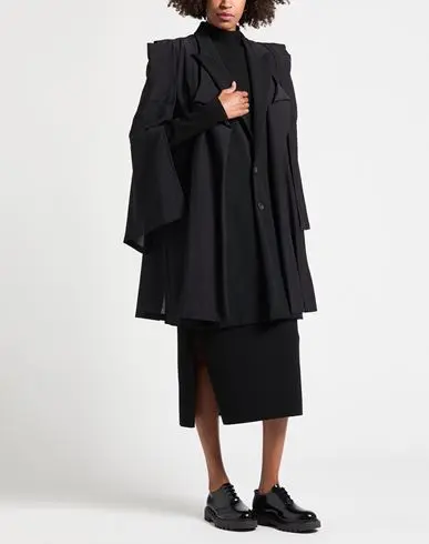 Yohji Yamamoto Overcoat Wool And Silk