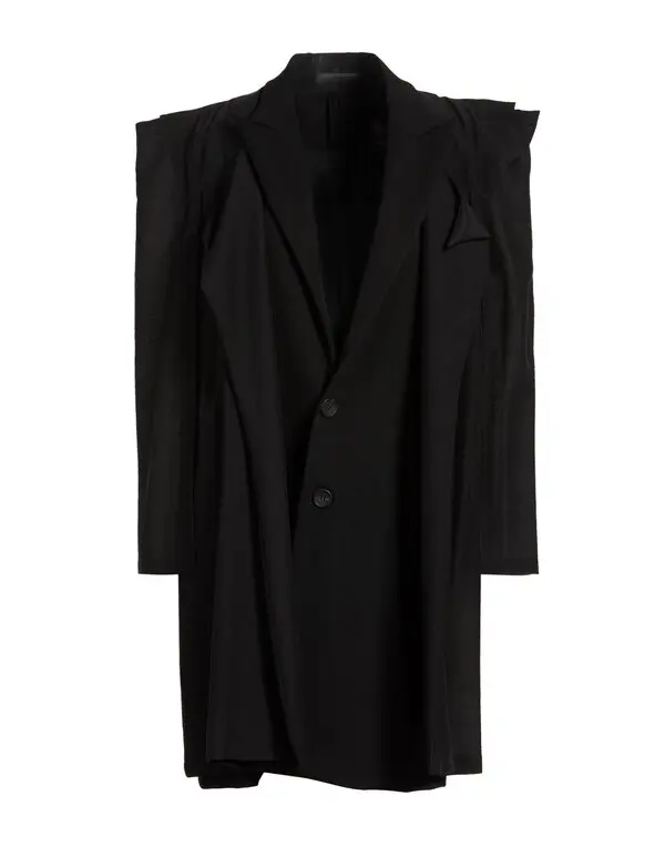 Yohji Yamamoto Overcoat Wool And Silk