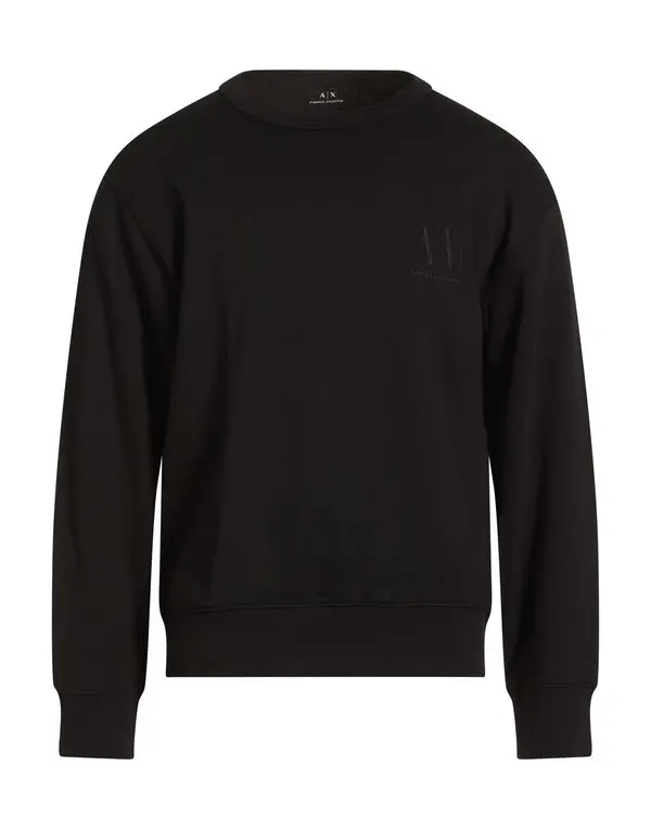 Armani Exchange Cotton Sweatshirt - Black