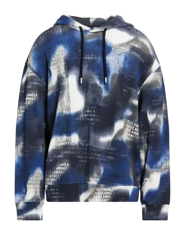 Armani Exchange Cotton-elastane Jersey Sweatshirt - Navy
