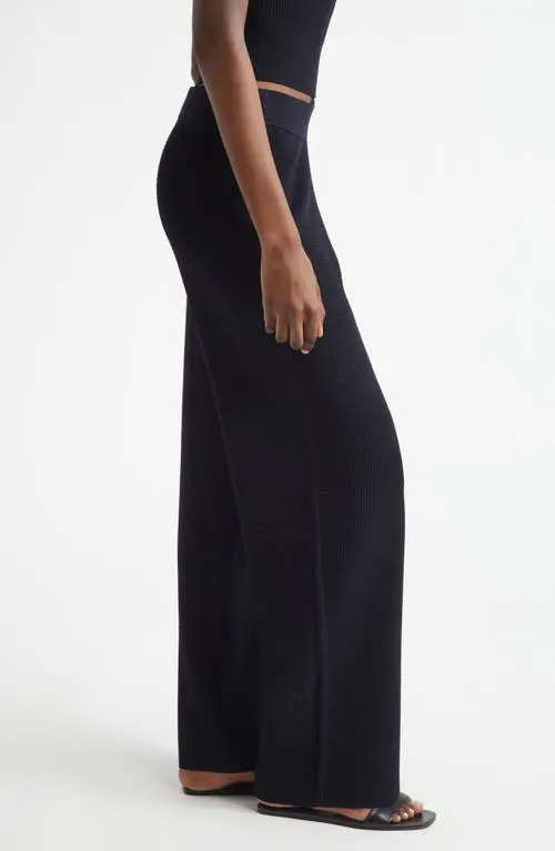 A.L.C. Banks Waffle Stitch Wide Leg Pants