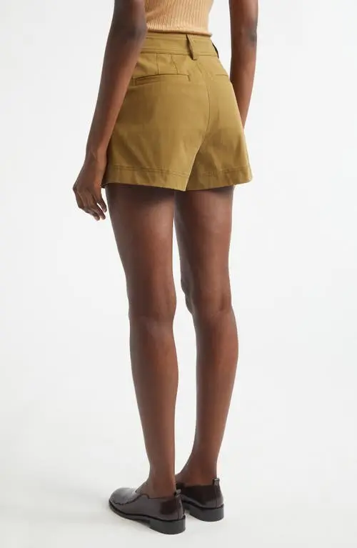 A.L.C. Oakley Stretch Cotton Twill Cargo Shorts - Hazel