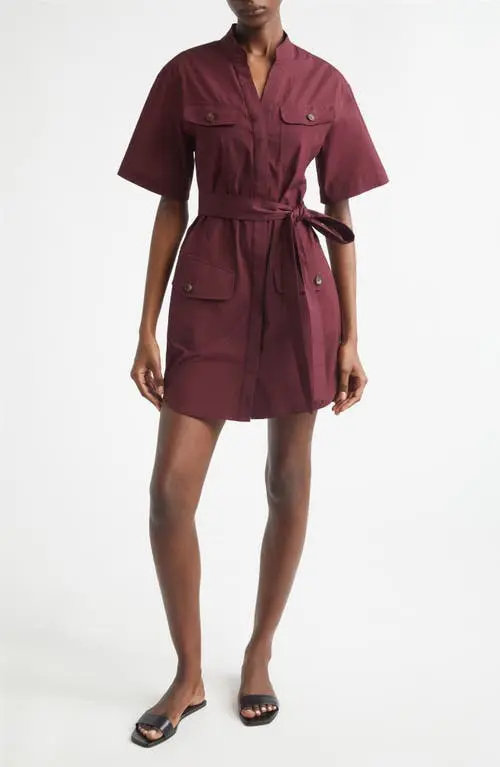 A.L.C. Quinn Mini Shirtdress - Plum