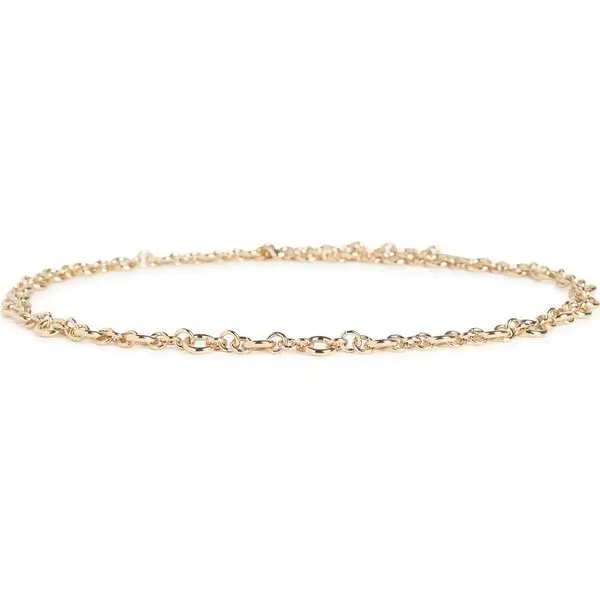 FAVORITE DAUGHTER Ring Chain Belt - Polished Gold