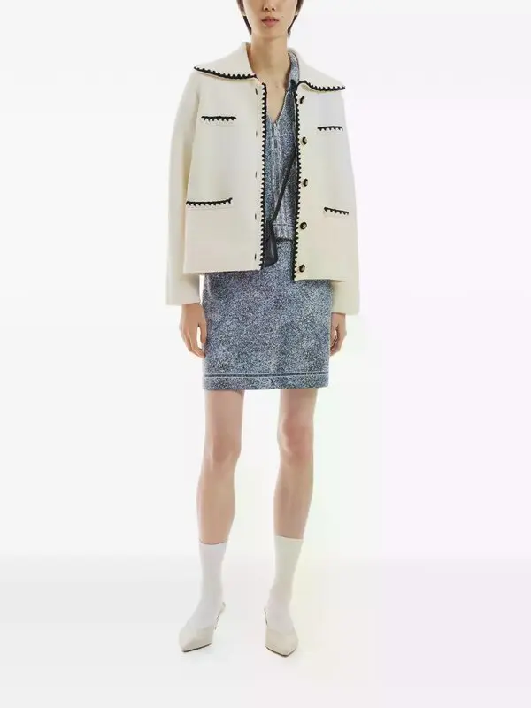 CRUSH COLLECTION Patterned Straight Skirt