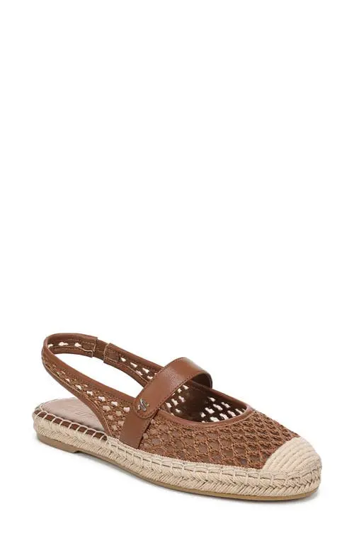 Naturalizer Jolie Slingback Espadrille Flat - Walnut Wake