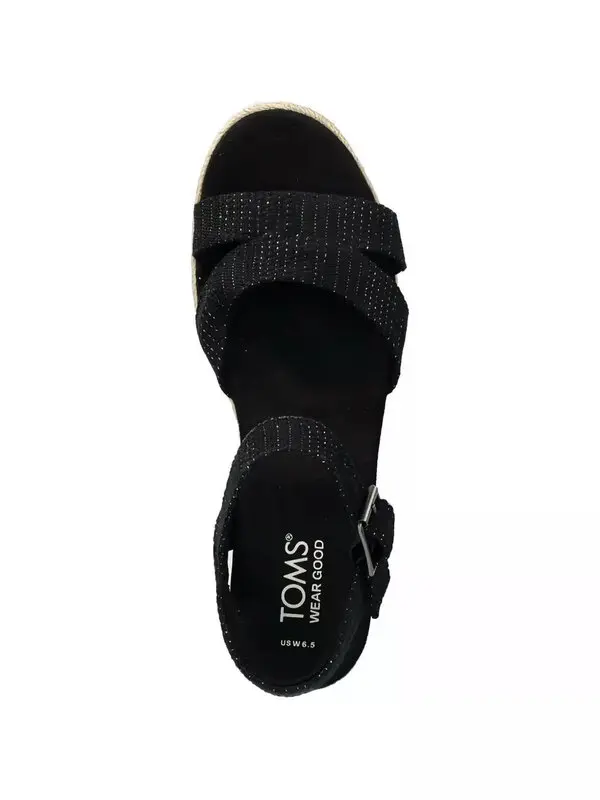 Toms Audrey Buckle Espadrille Sandals