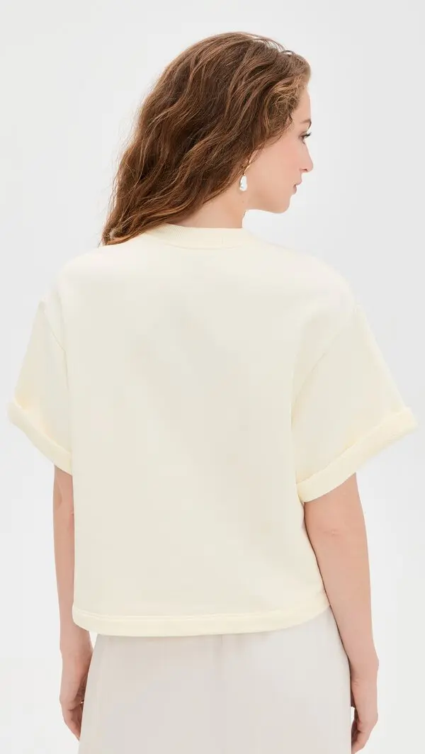 Ulla Johnson Cove Top With Embroidery - Creme