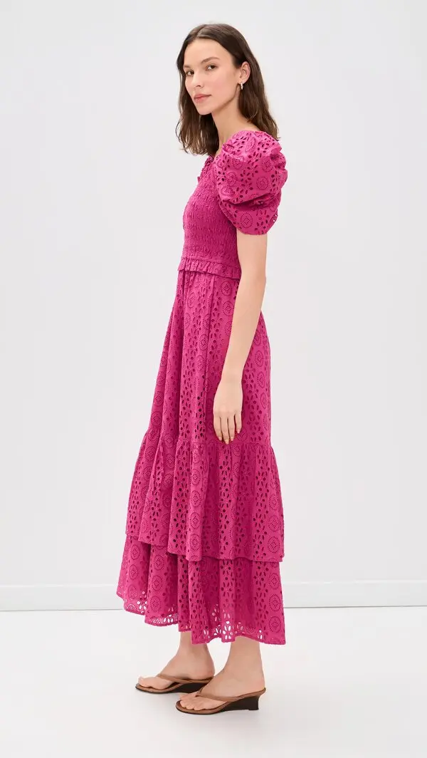 CLEOBELLA Maxi Dress With Puff Sleeves And Details