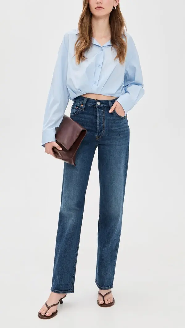LEVI'S Ribcage Full Length Jeans - Select Us