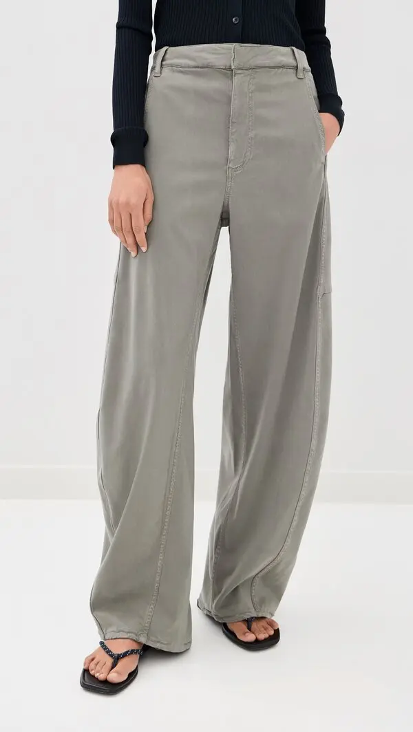 Tibi Dyed Stretch Twill Sid Pants