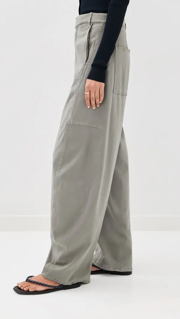 Tibi Dyed Stretch Twill Sid Pants
