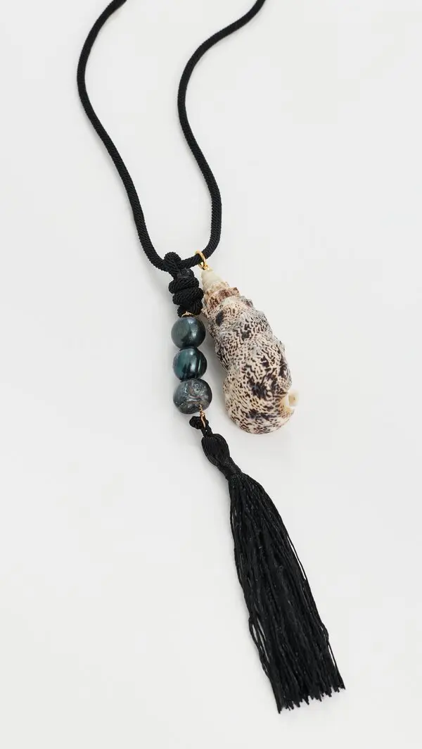 Maison Irem Selis Tasseled Charm Necklace