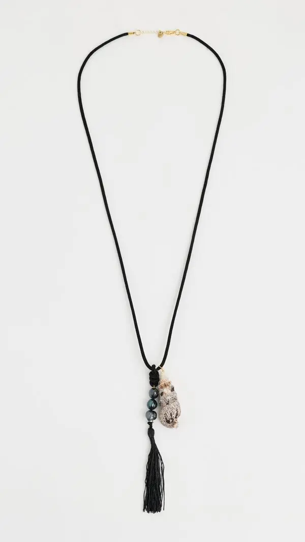 Maison Irem Selis Tasseled Charm Necklace