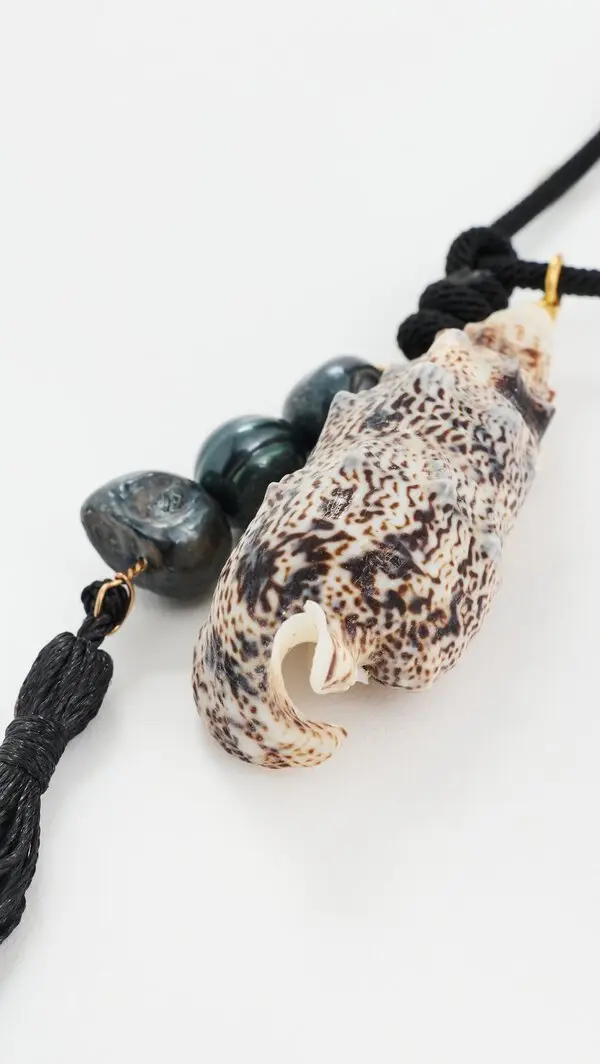 Maison Irem Selis Tasseled Charm Necklace